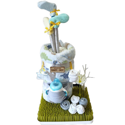 Baby Girl Nappy Cake | Buy Diaper Cake Online For Girl – Nappie Cakes